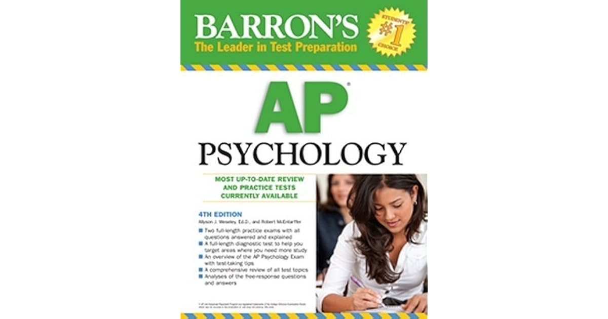 Barron's AP Psychology by Allyson J. Weseley