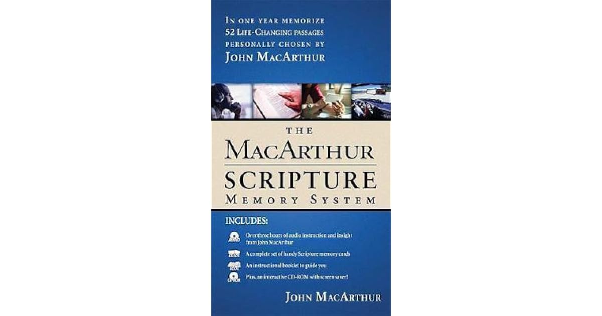 The MacArthur Scripture Memory System By John F MacArthur Jr the-macarthur-scripture-memory-system-by-john-f-macarthur-jr