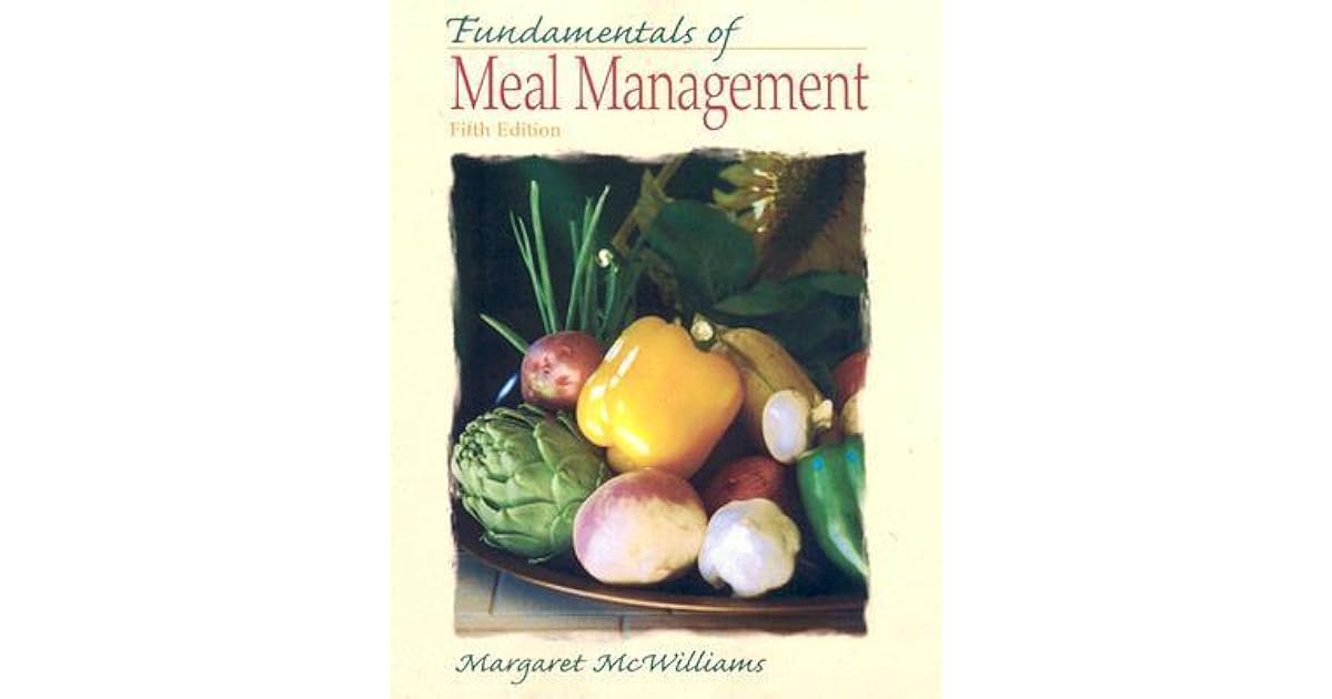 Fundamentals of Meal Management by Margaret McWilliams