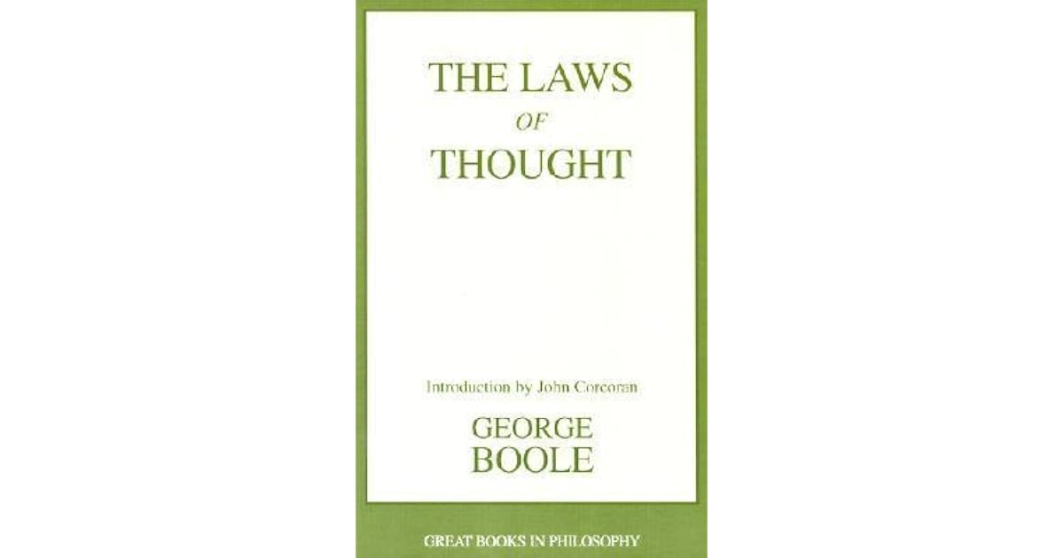 The Laws of Thought by George Boole