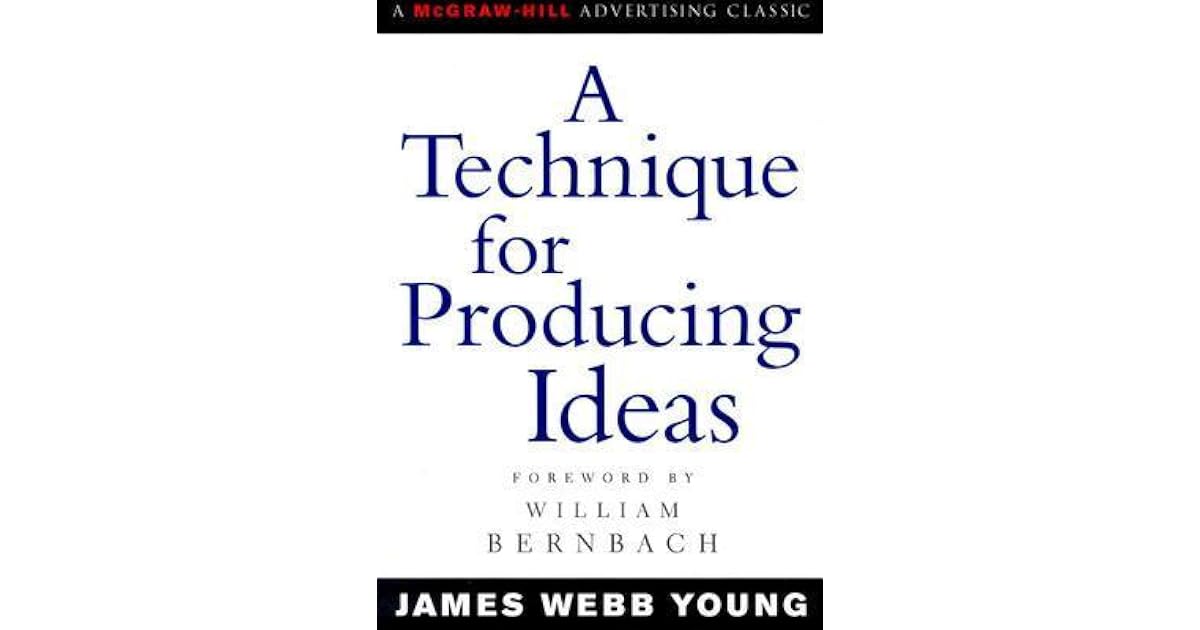 A Technique for Producing Ideas by James Webb Young
