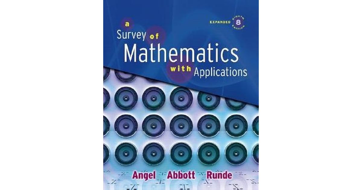 A Survey of Mathematics with Applications, Expanded Edition by Allen R ...