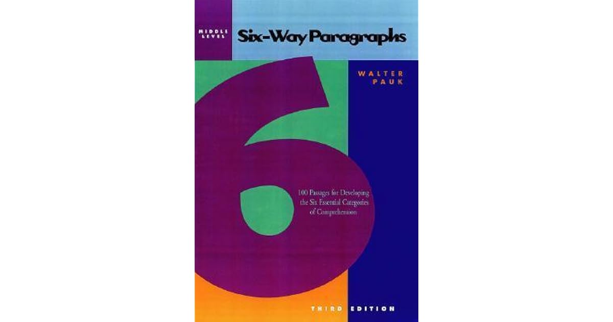 Six-Way Paragraphs: Middle: 100 Passages for Developing the Six ...