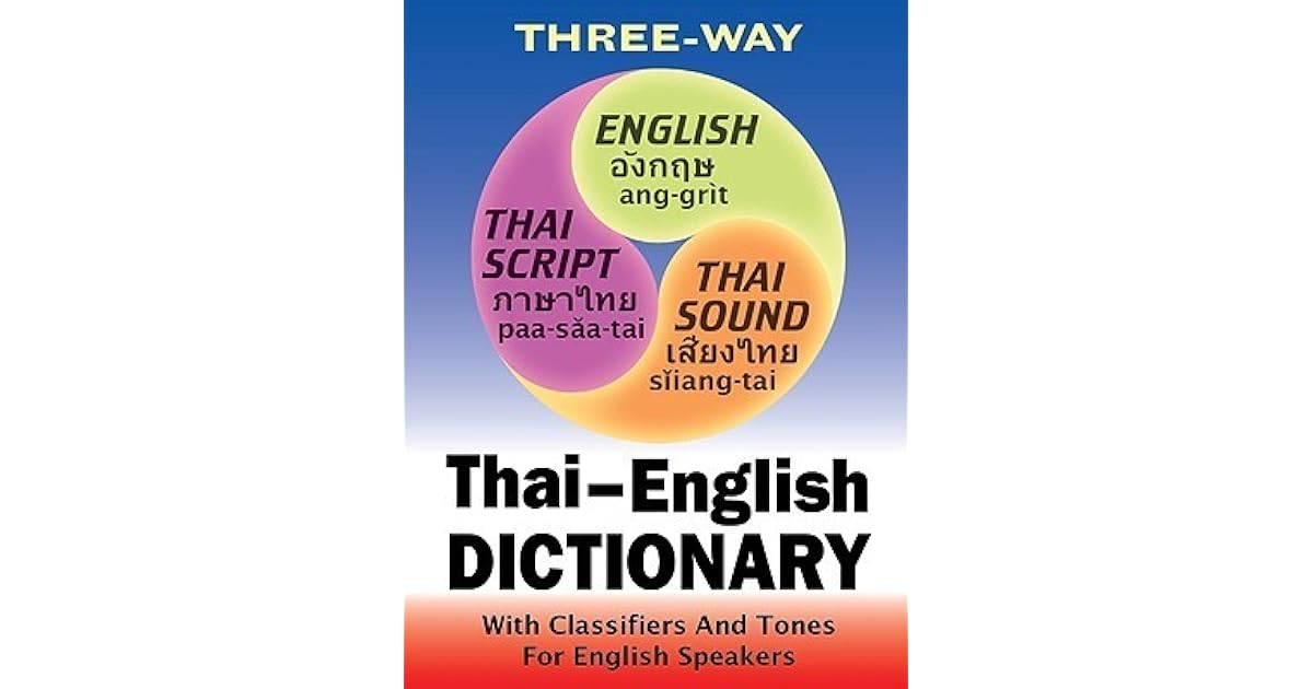 New Thai-English, English-Thai Compact Dictionary for English Speakers ...