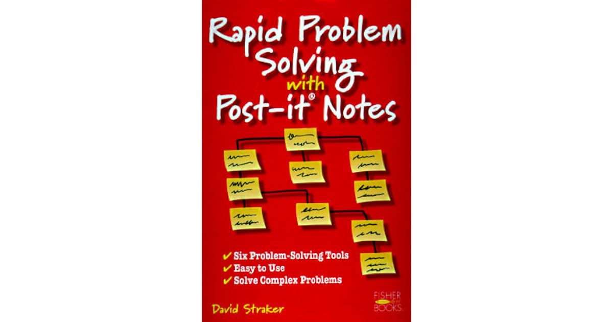 Rapid Problem Solving With Post-it Notes by David Straker