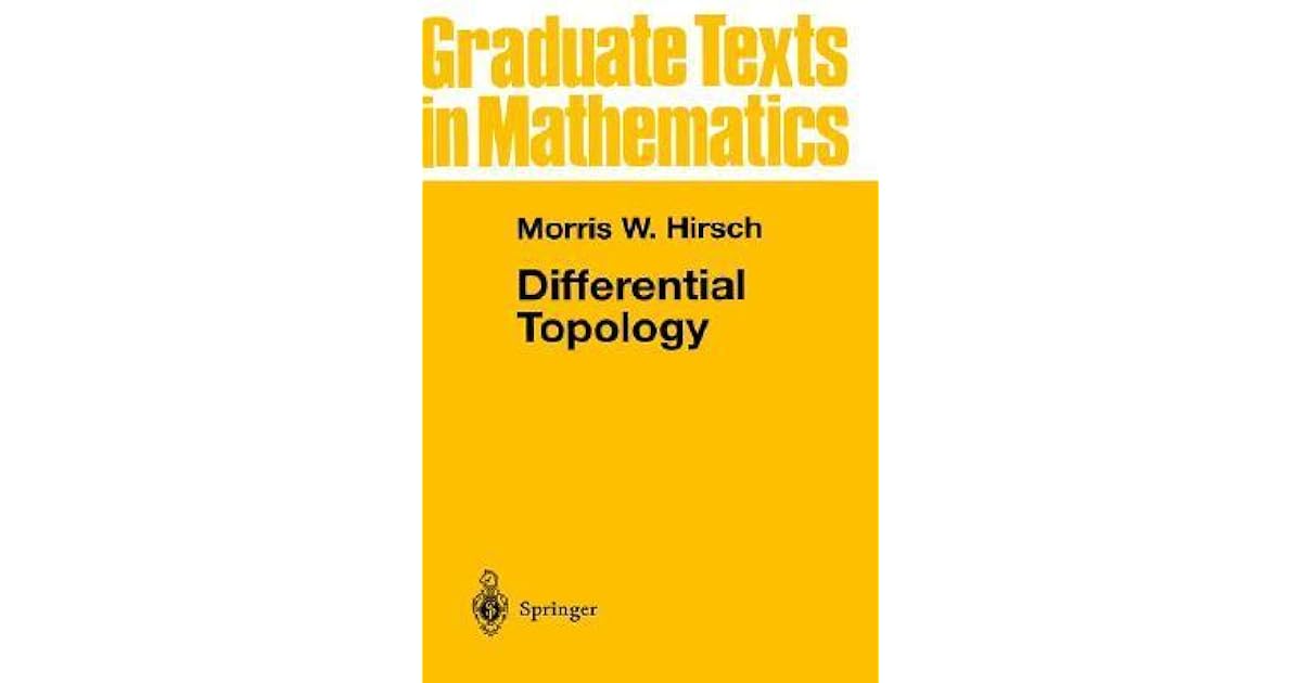 Differential Topology by Morris W. Hirsch