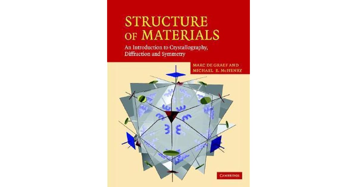 Structure of Materials: An Introduction to Crystallography, Diffraction ...