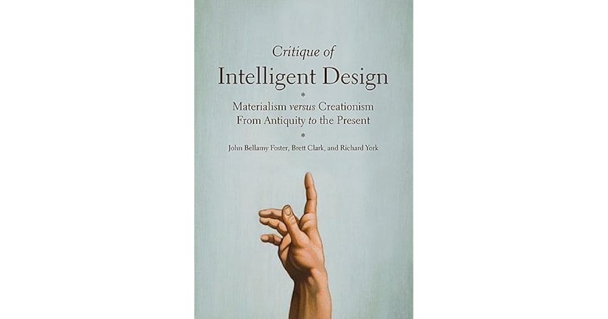 Critique of Intelligent Design: Materialism Versus Creationism from ...