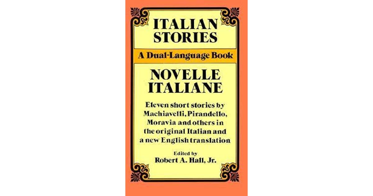 Italian Stories: A Dual-Language Book by Robert A. Hall Jr.