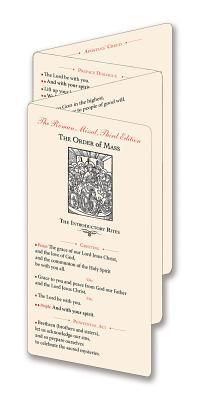 Order of Mass, Roman Missal, 3rd Ed Pew Card by The Catholic Church