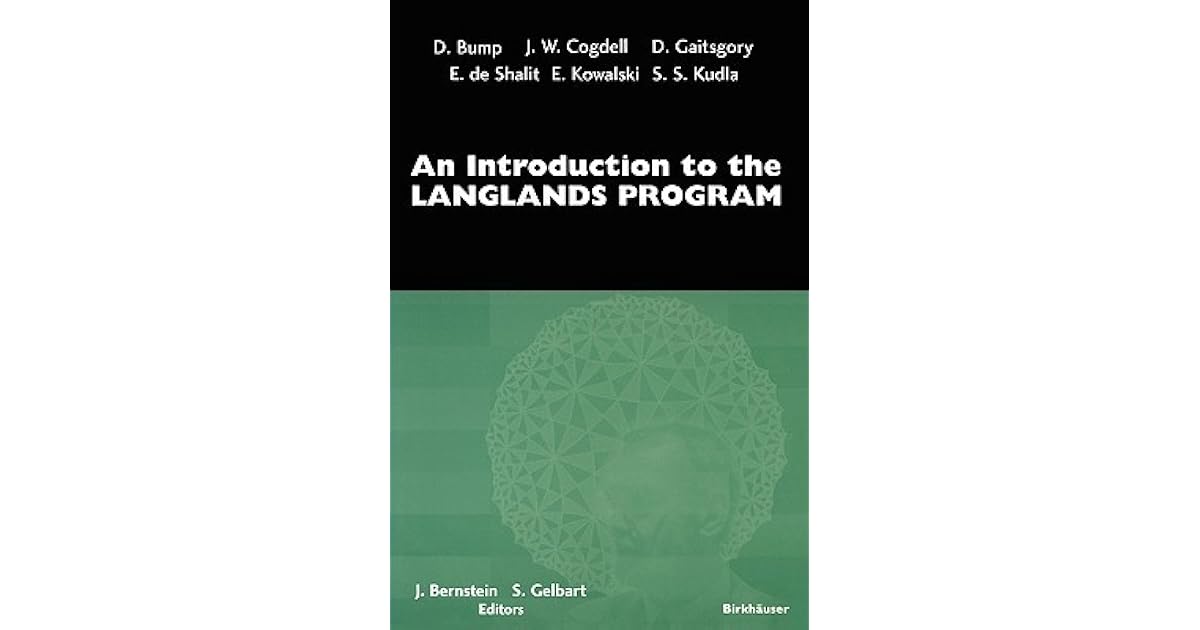 An Introduction to the Langlands Program by Joseph Bernstein