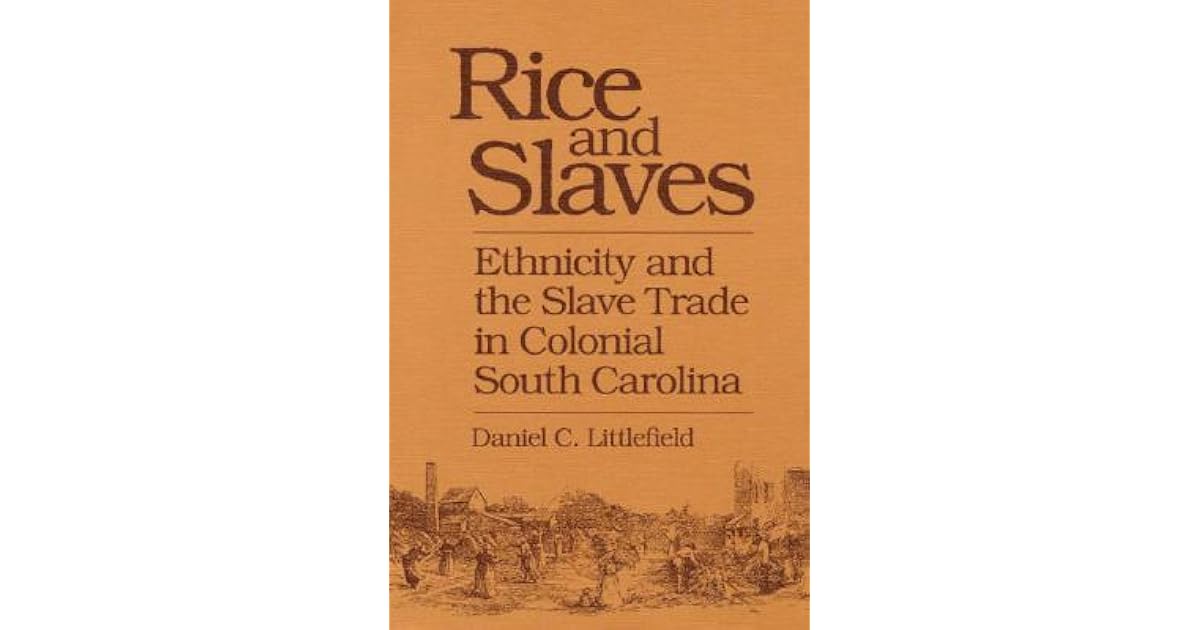 Rice and Slaves: Ethnicity and the Slave Trade in Colonial South ...