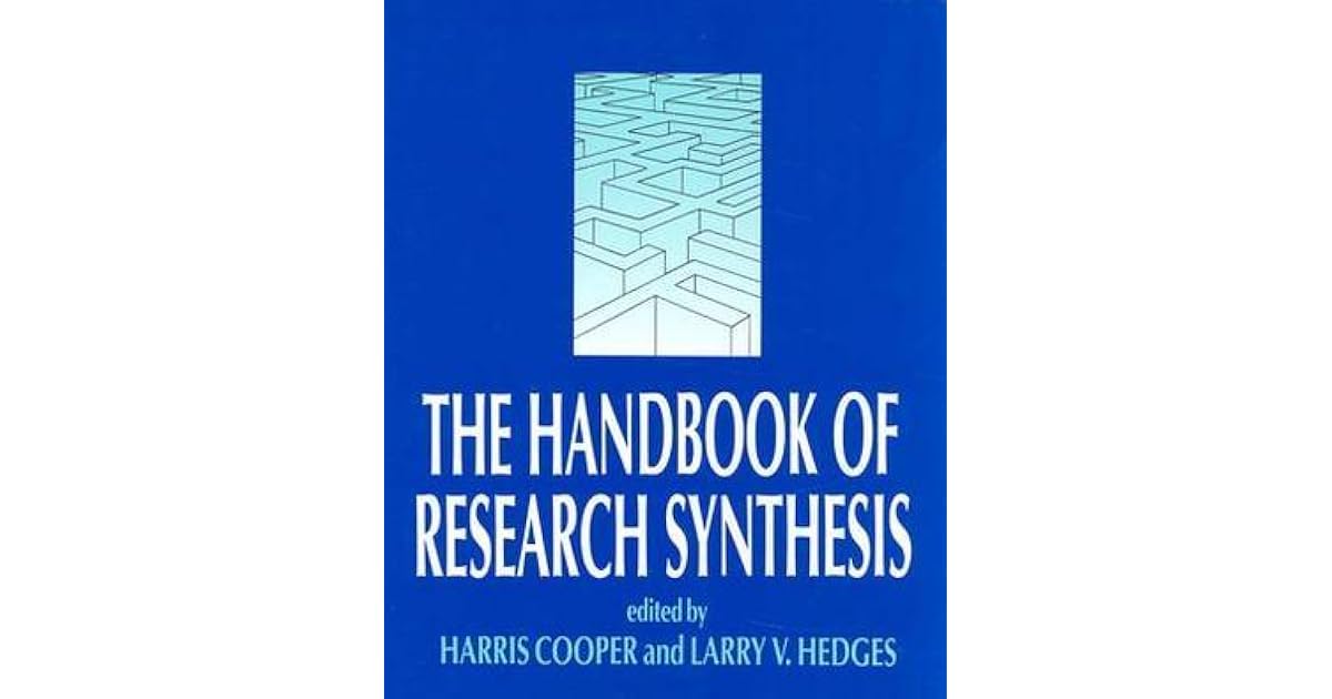 The Handbook of Research Synthesis by Harris Cooper