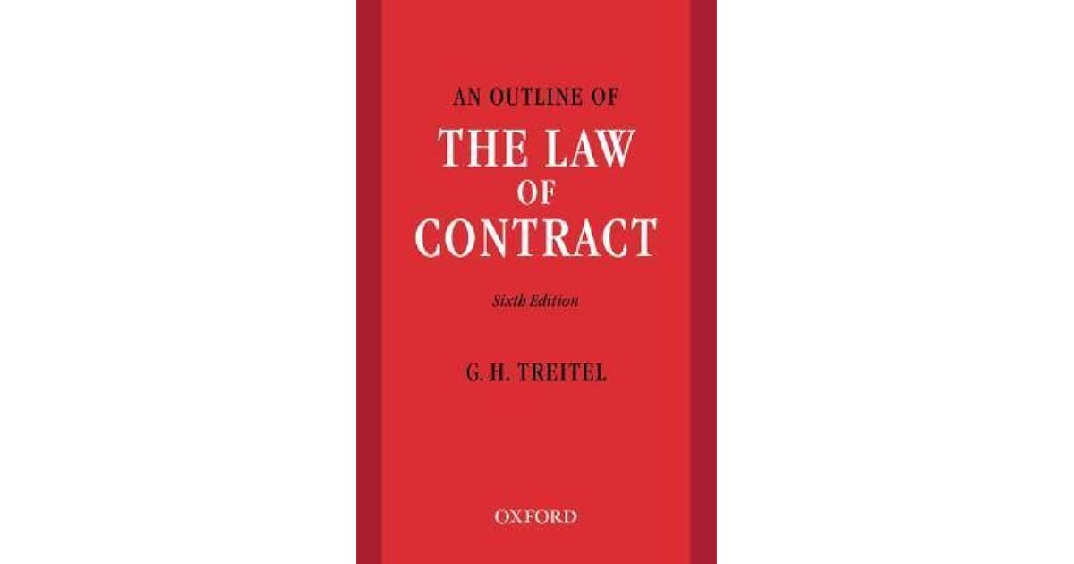 An Outline of the Law of Contract by Guenter Treitel