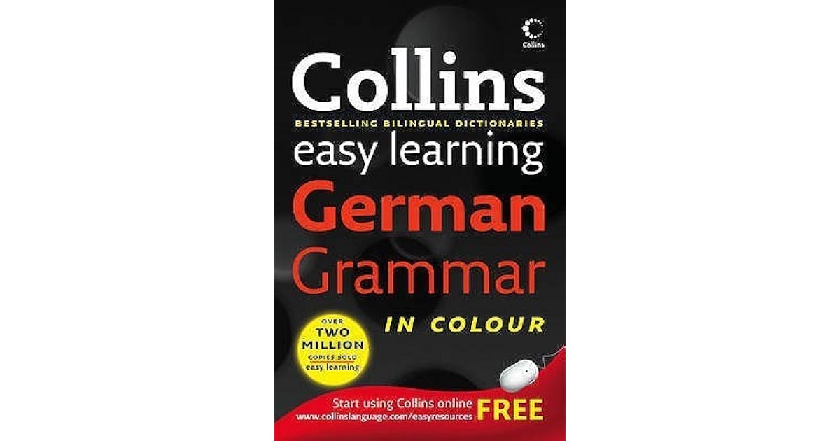 Collins Easy Learning German Grammar By Collins