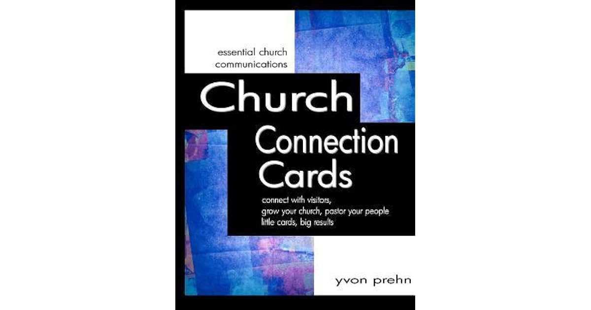 Church Connection Cards: Connect with Visitors, Grow Your Church ...