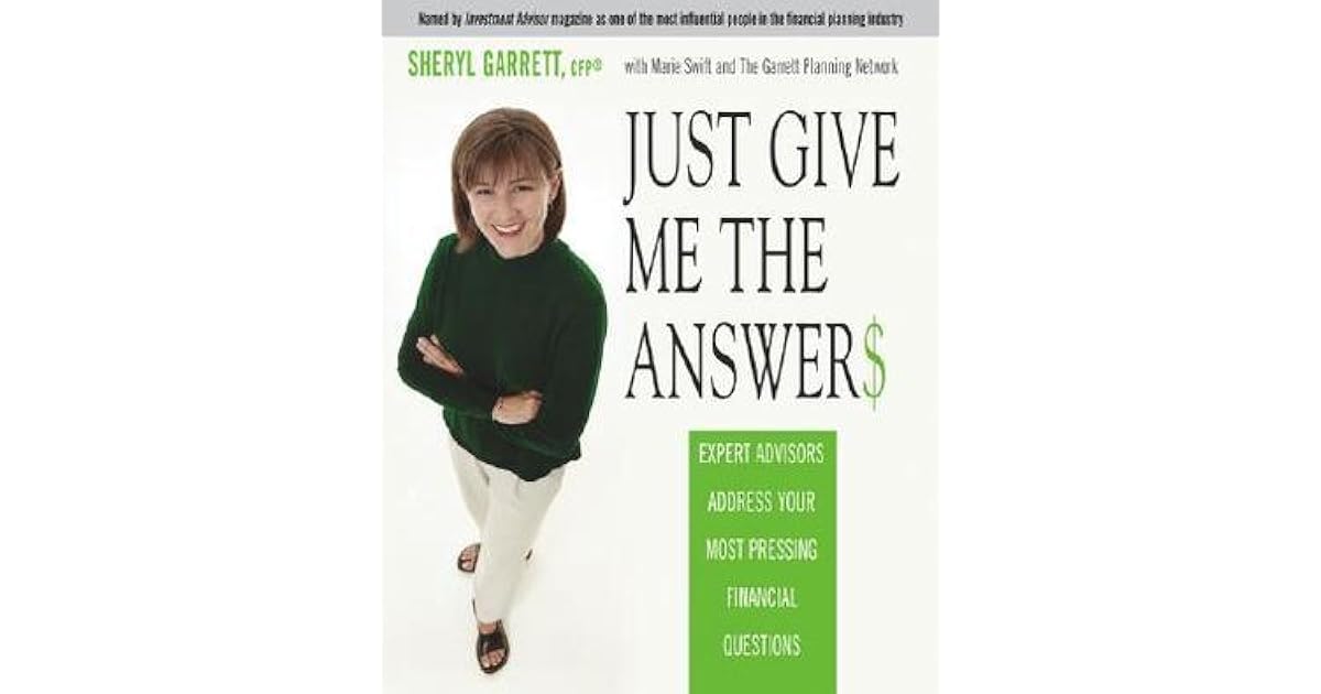 Just Give Me the Answer$: Expert Advisors Address Your Most Pressing ...