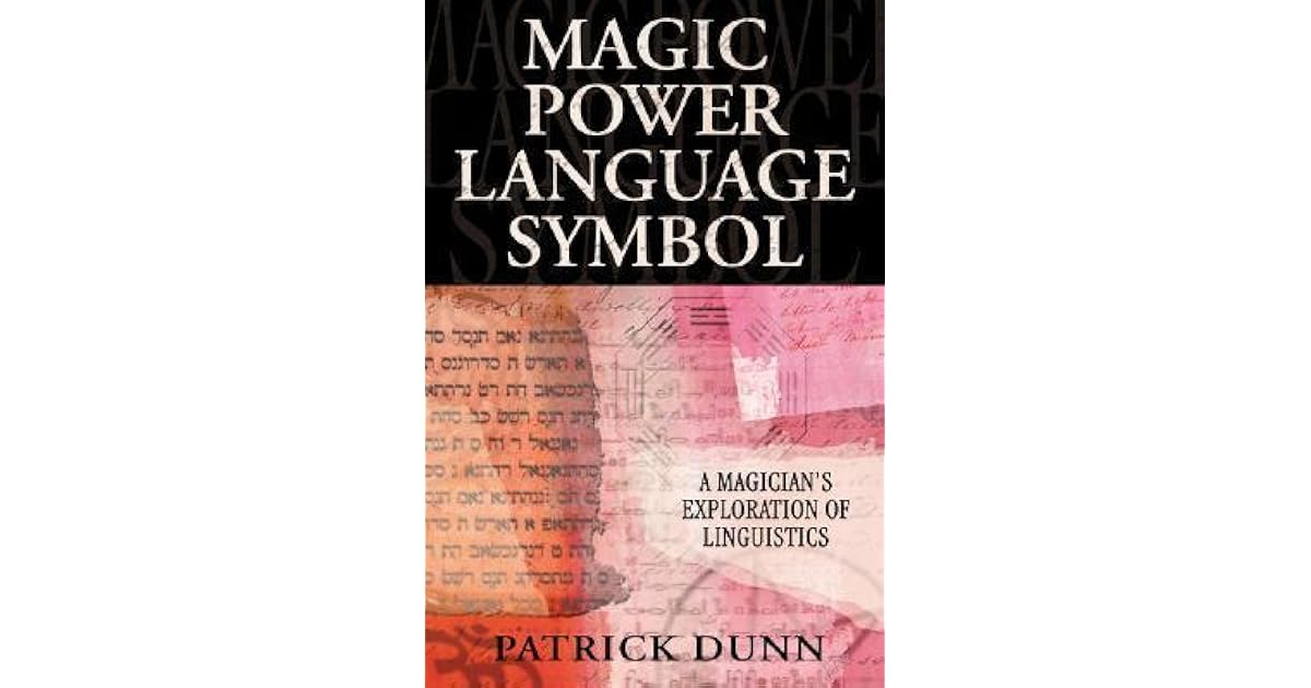 Magic Power Language Symbol: A Magician's Exploration of Linguistics by ...