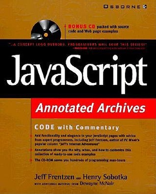 Java Script Annotated Archives by Jeff Frentzen