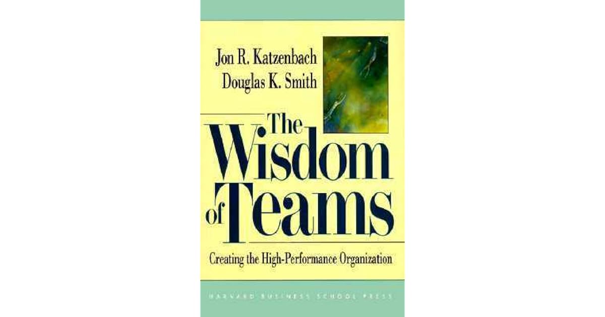 The Wisdom of Teams: Creating the High-Performance Organization by Jon ...