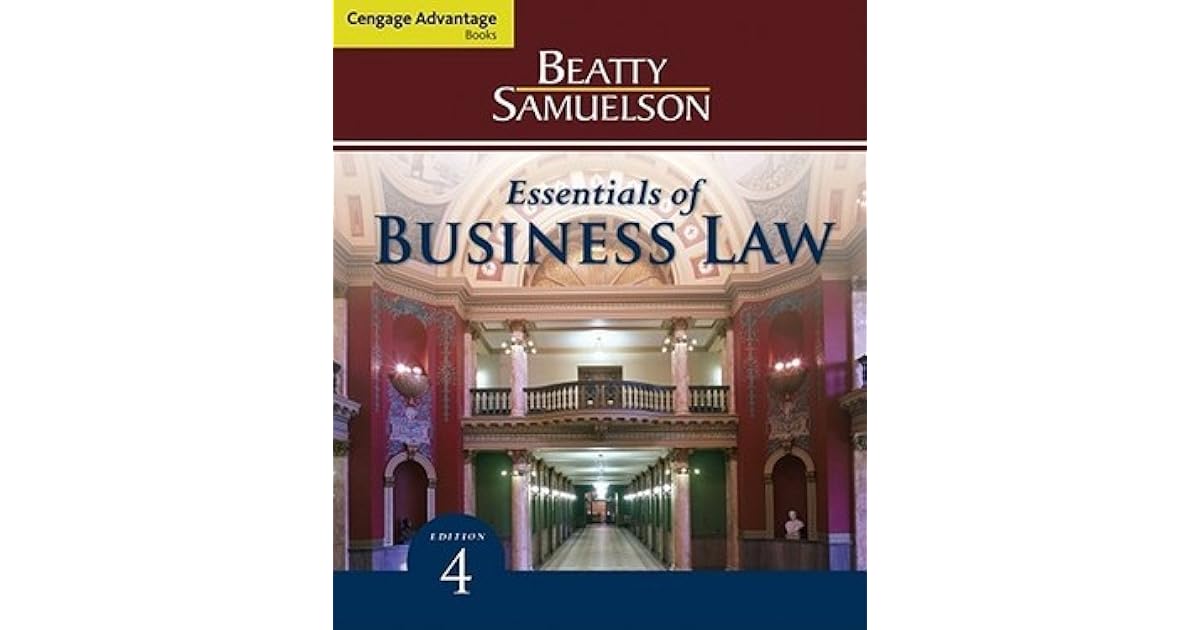 Essentials of Business Law by Jeffrey F. Beatty