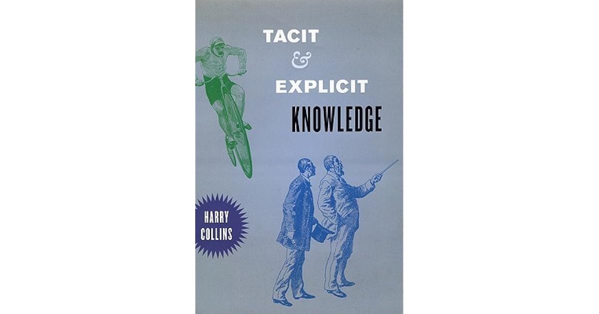 Tacit and Explicit Knowledge by Harry Collins