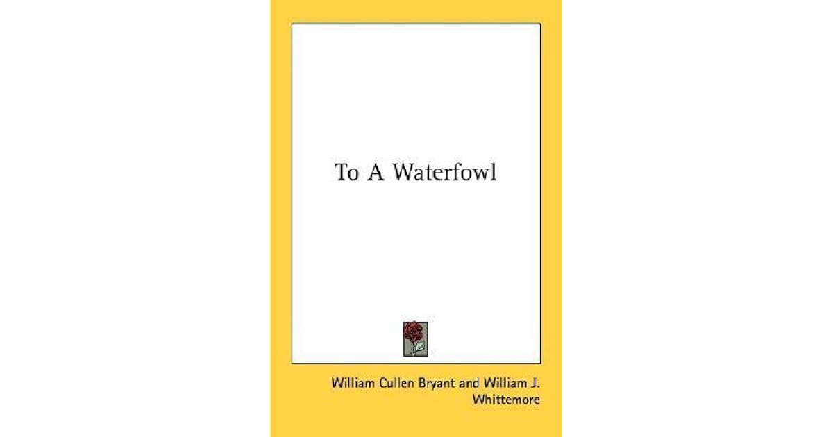 To A Waterfowl by William Cullen Bryant