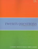 Twenty Questions: An Introduction to Philosophy by G. Lee Bowie