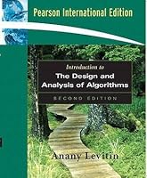 Introduction to the Design and Analysis of Algorithms by Anany V. Levitin
