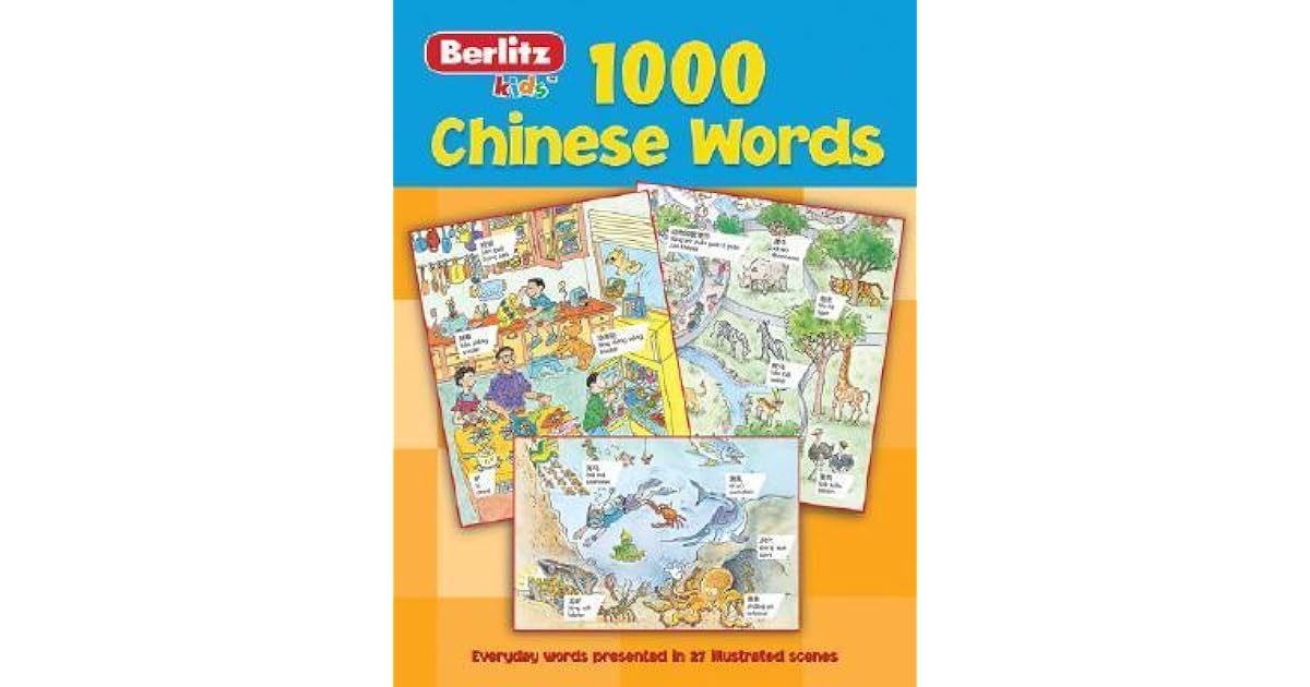 1000 Mandarin Chinese Words by Berlitz Publishing Company
