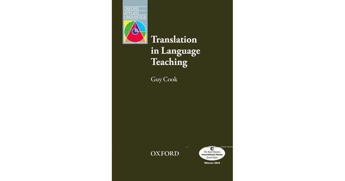 Translation in Language Teaching by Guy Cook