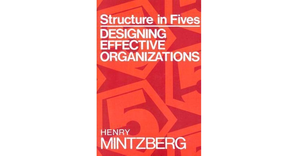 Structure in Fives: Designing Effective Organizations by Henry Mintzberg