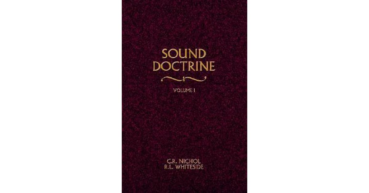 Sound Doctrine Vol. 1 by C.R. Nichol