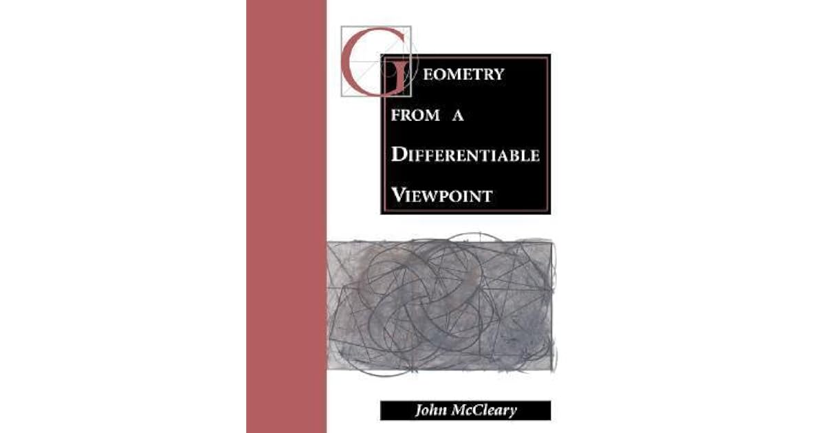 Geometry from a Differentiable Viewpoint by John McCleary