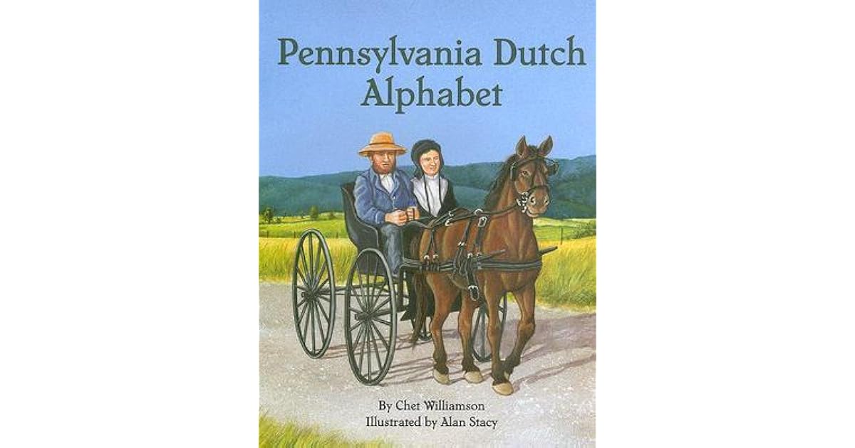 Pennsylvania Dutch Alphabet by Chet Williamson