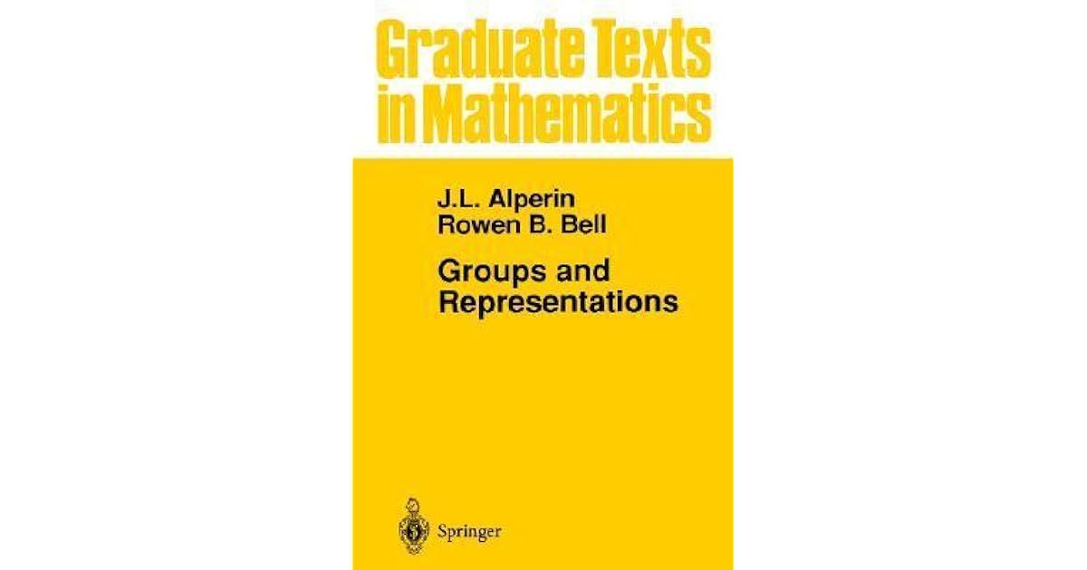 Groups and Representations by J.L. Alperin