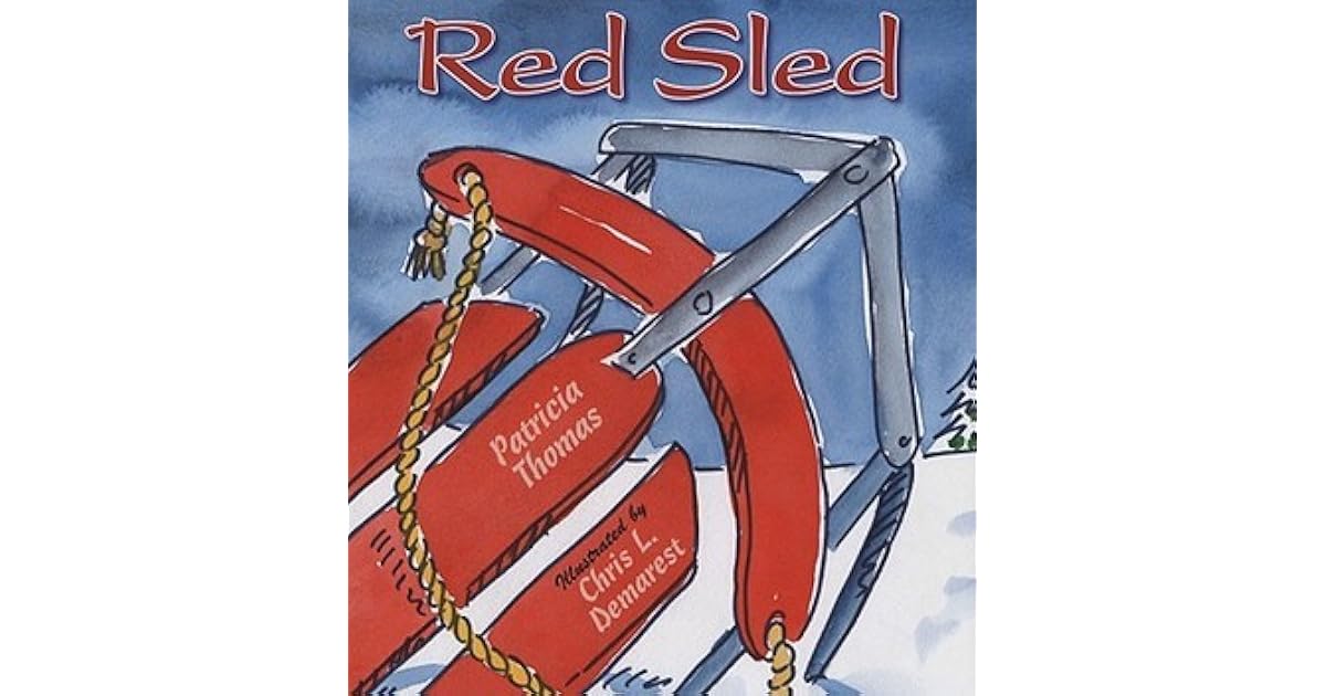 Red Sled by Patricia Thomas