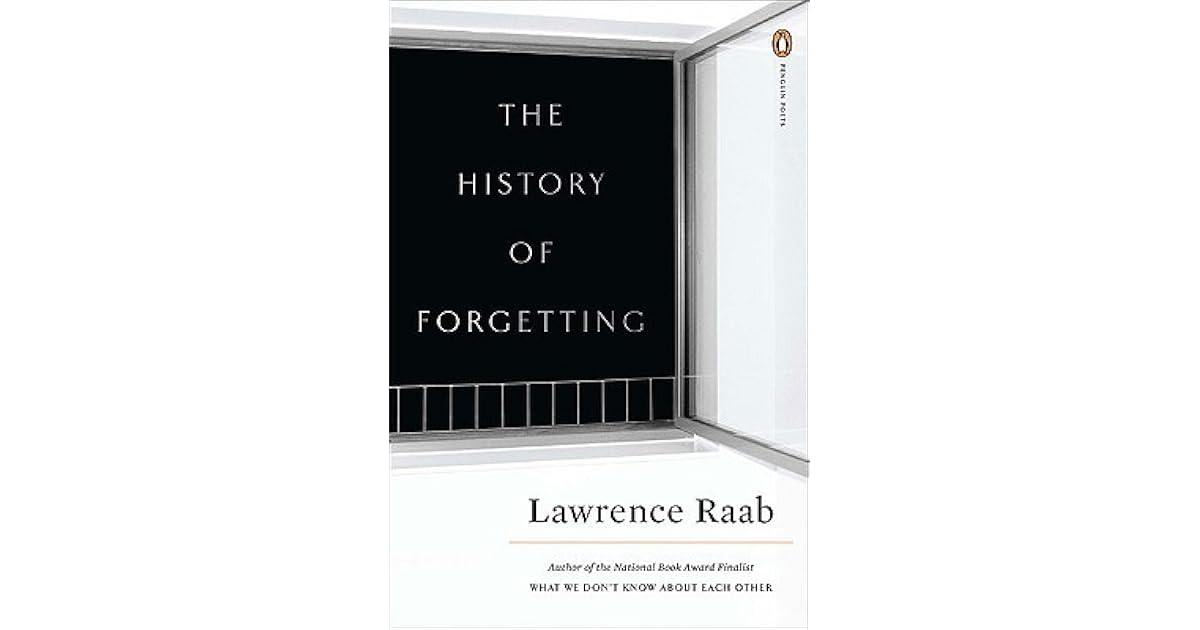 The History of Forgetting by Lawrence Raab