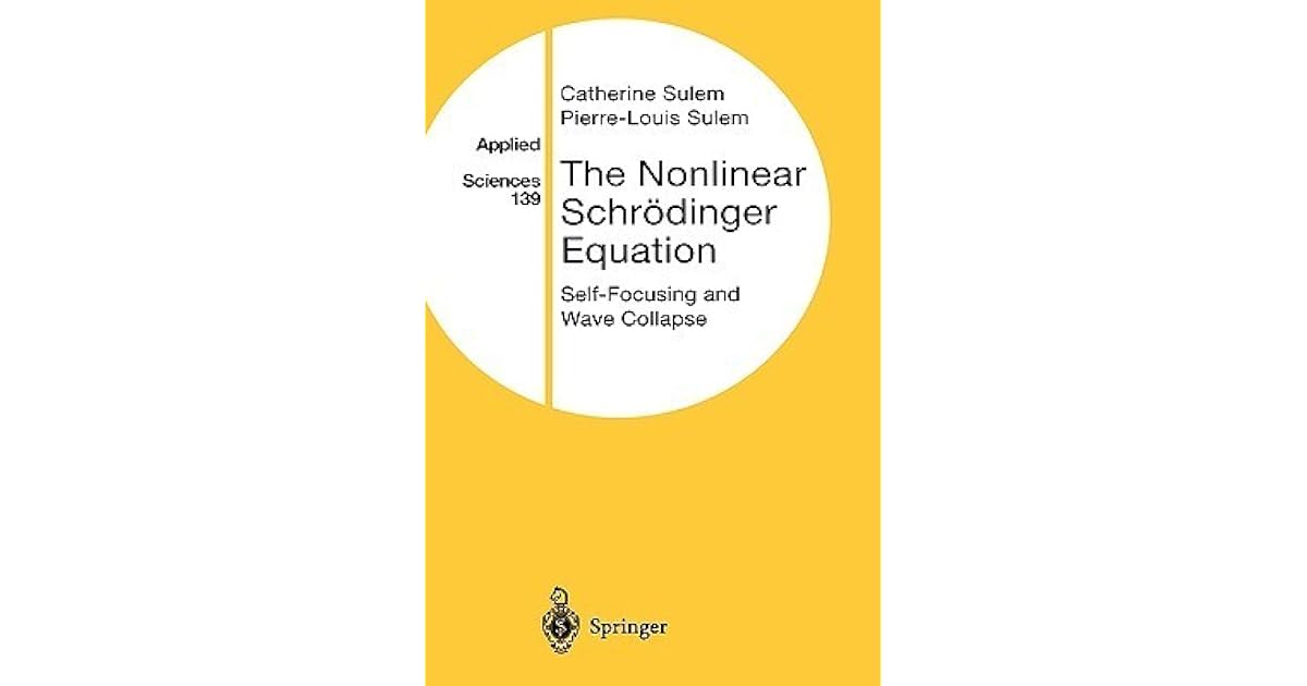 The Nonlinear Schrödinger Equation: Self-Focusing and Wave Collapse by ...