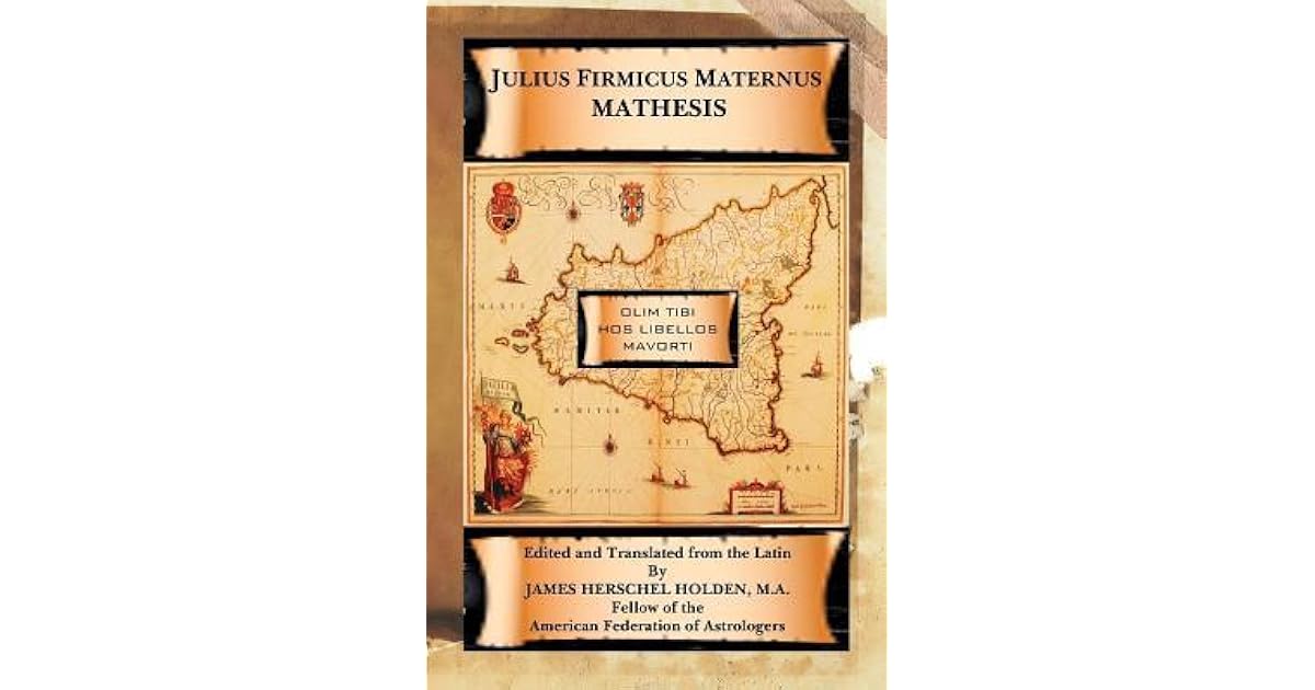 Mathesis by Julius Firmicus Maternus