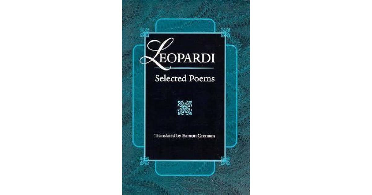 Leopardi: Selected Poems by Giacomo Leopardi