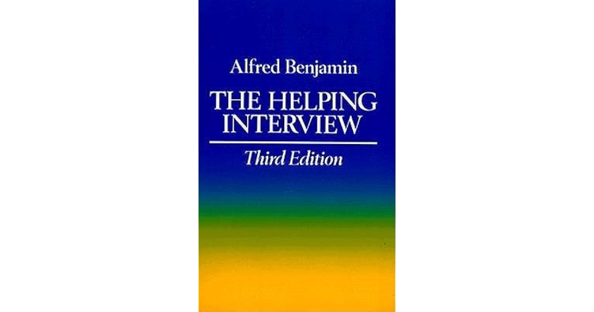 Helping Interview by Alfred Benjamin