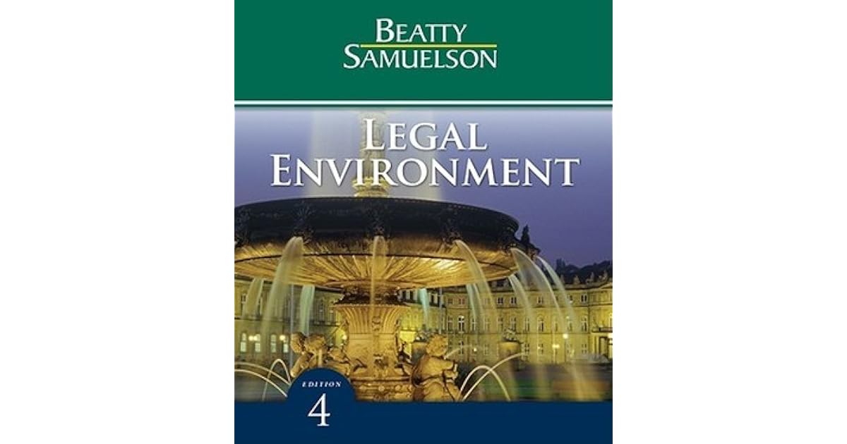 Legal Environment by Jeffrey F. Beatty