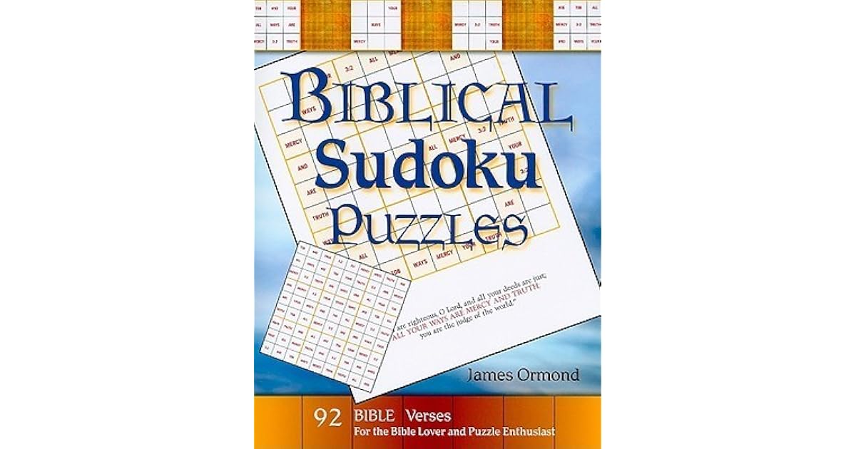 Biblical Sudoku Puzzles by James Ormond