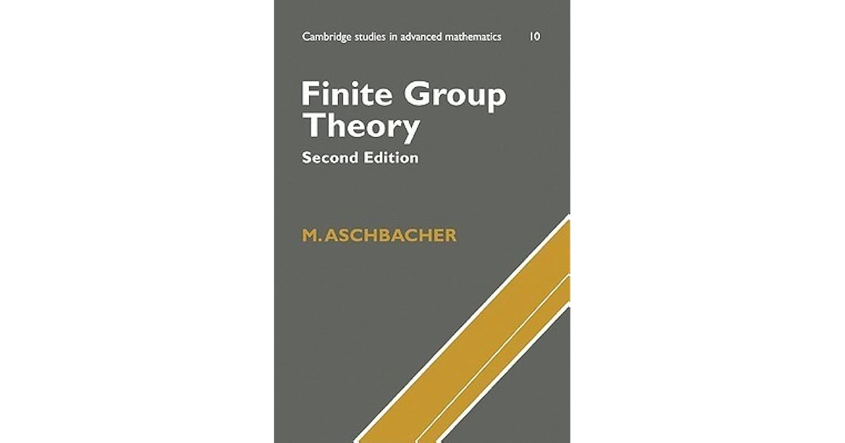 Finite Group Theory by Michael Aschbacher