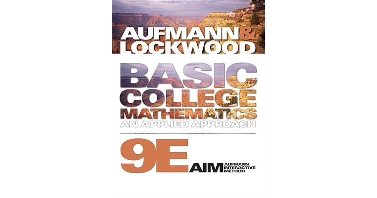 Basic College Mathematics: An Applied Approach by Richard N. Aufmann