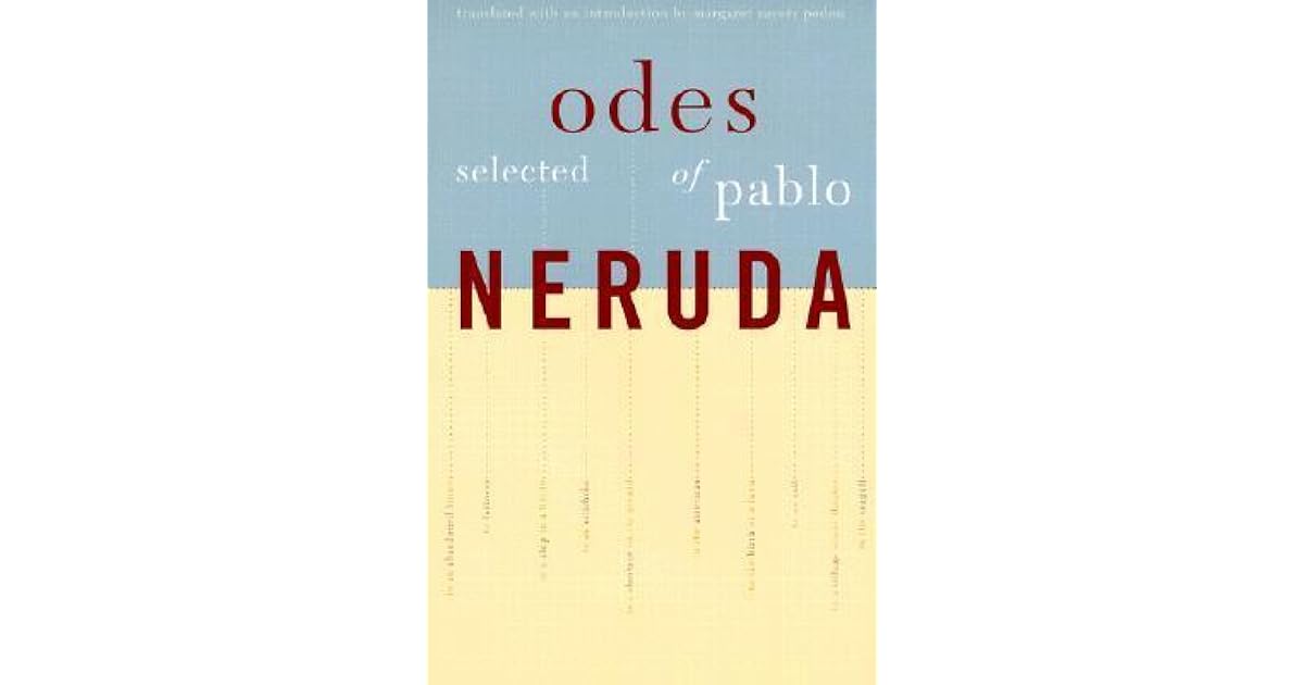 Selected Odes by Pablo Neruda