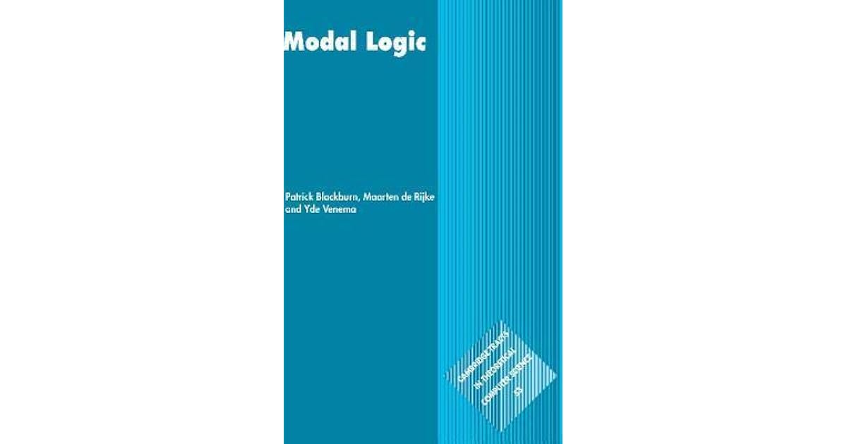 Modal Logic by Patrick Blackburn