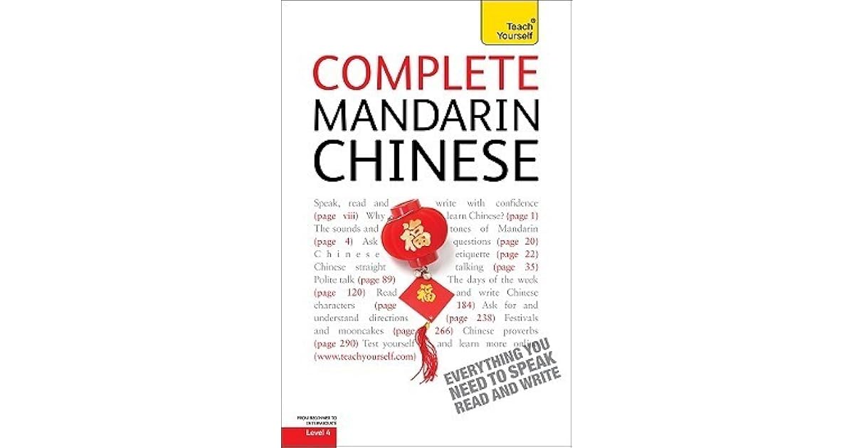 Complete Mandarin Chinese by Elizabeth Scurfield