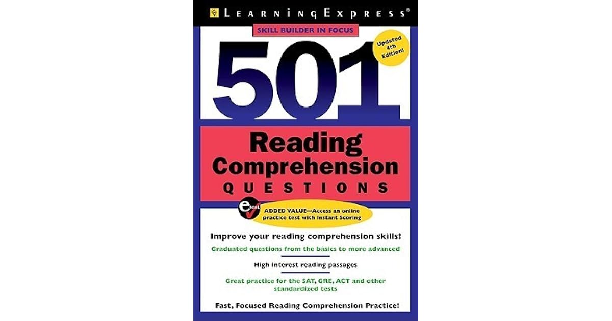 501 Reading Comprehension Questions by LearningExpress